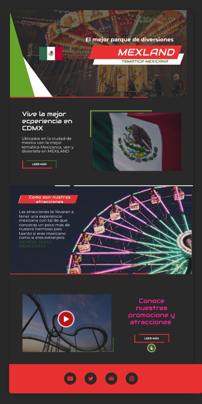 Infografía Parque Div, mexiland
