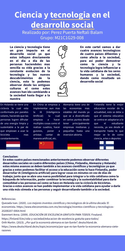 Ciencia y tecnologia en el desarrollo social | Genially