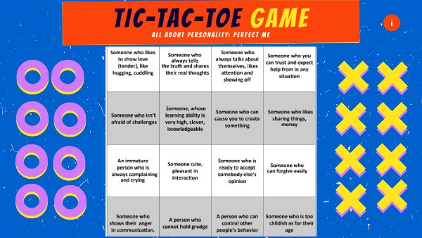 B1.1 L16 TIC-TAC-TOE GAME | Genially