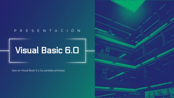 PRESENTACIÓN DE VISUAL BASIC | Genially