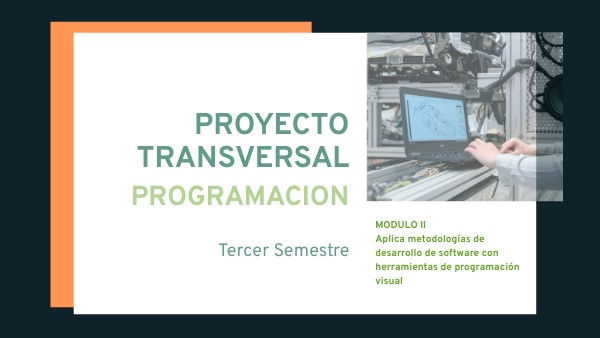 PROYECTO TRANSVERSAL TERCERO