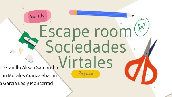 ESCAPE ROOM EDUCACIÓN | Genially