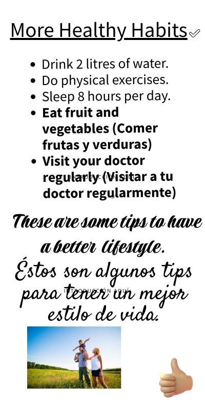 Healthy habits | Genially