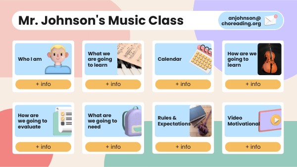 Music Class rules