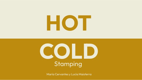 Hot and cold stamping | Genially