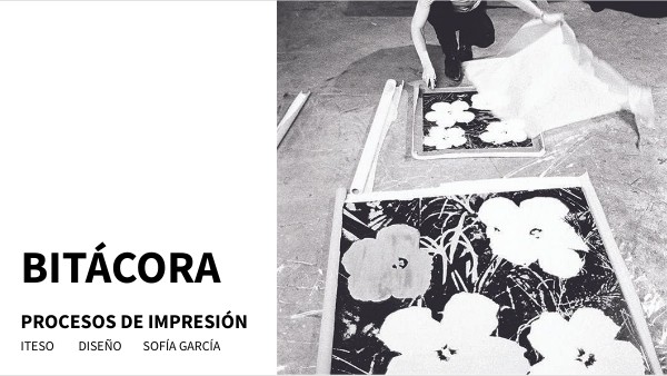 Bitácora Sofía García | Genially