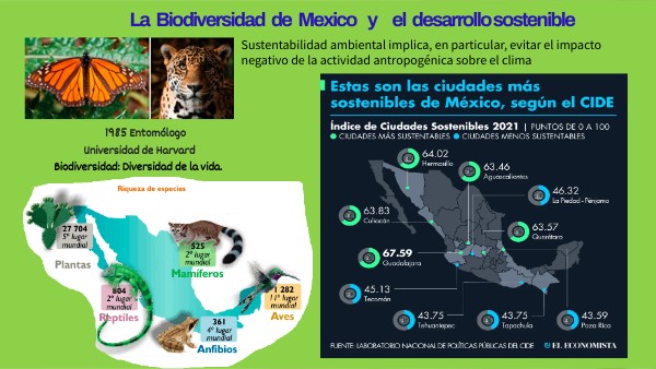 Biodiversidad de Mexico y el desarrollo
