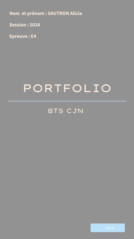 PORTFOLIO Alicia SAUTRON