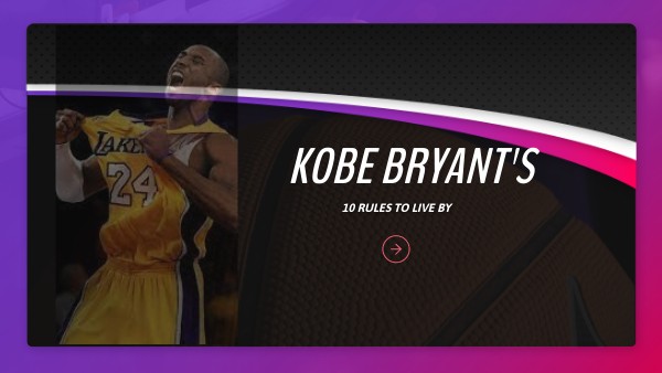 Kobe Bryant 10 Rules
