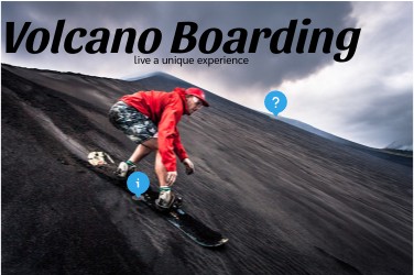 Interactive Image Volcano Boarding