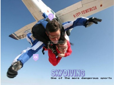 Interactive image skydiving
