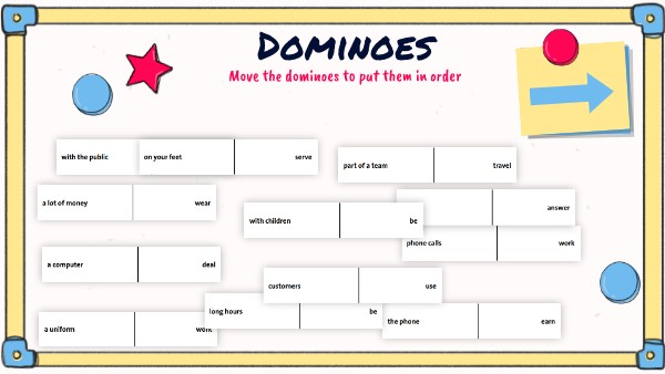 Dominoes - SPI Unit 5 Vocab