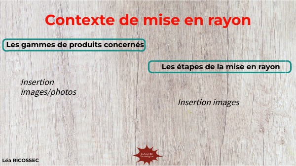 EC 4.1 contexte mise en rayon