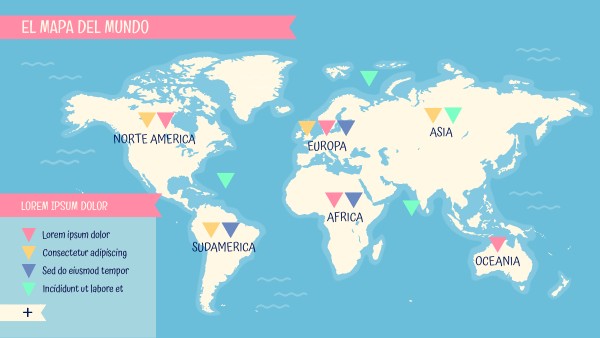 ILLUSTRATED WORLD MAP | Genially