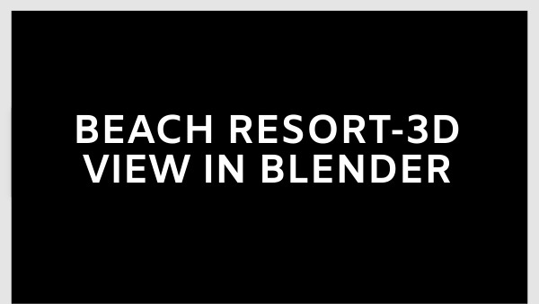 BEACH RESORT | Genially