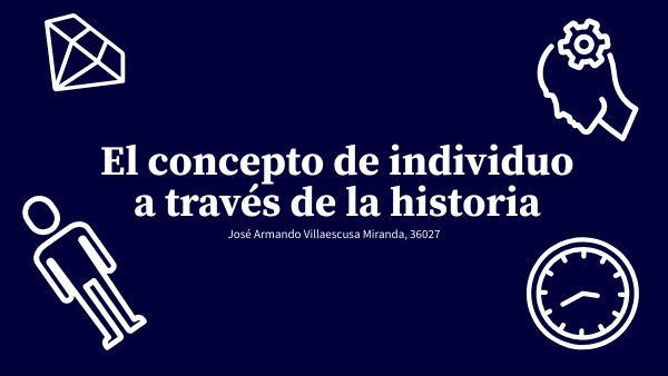 El concepto de individuo a través de la historia | Genially