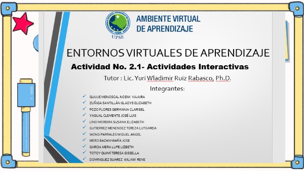 Entornos virtuales. Actividad interactiva | Genially