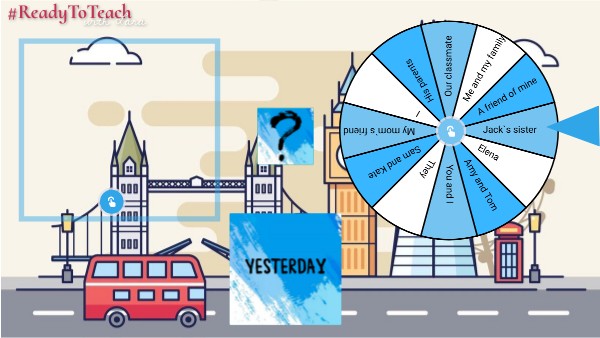 Spinner (Past Simple) 7.3 | Genially