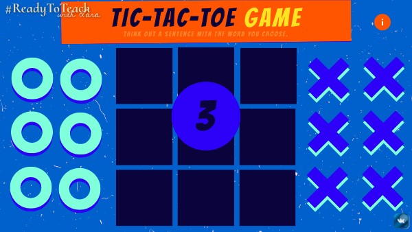 Tic-Tac-Toe "Present Simple markers" | Genially