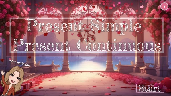 Present Simple vs Present Continuous - cat vs dog | Genially