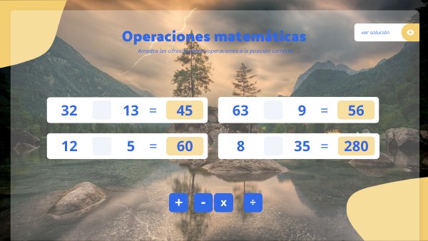 OPERACIONES MATEMÁTICAS
