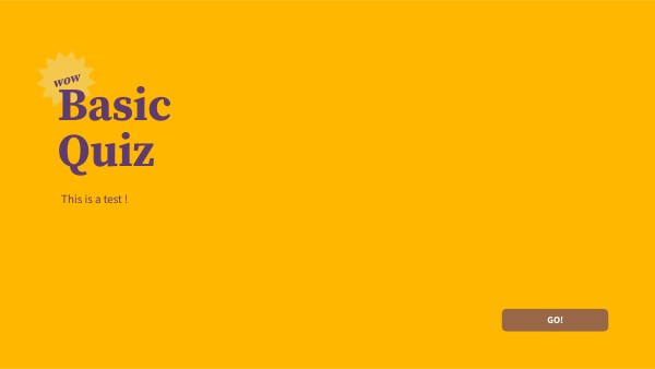 BASIC QUIZ | Genially