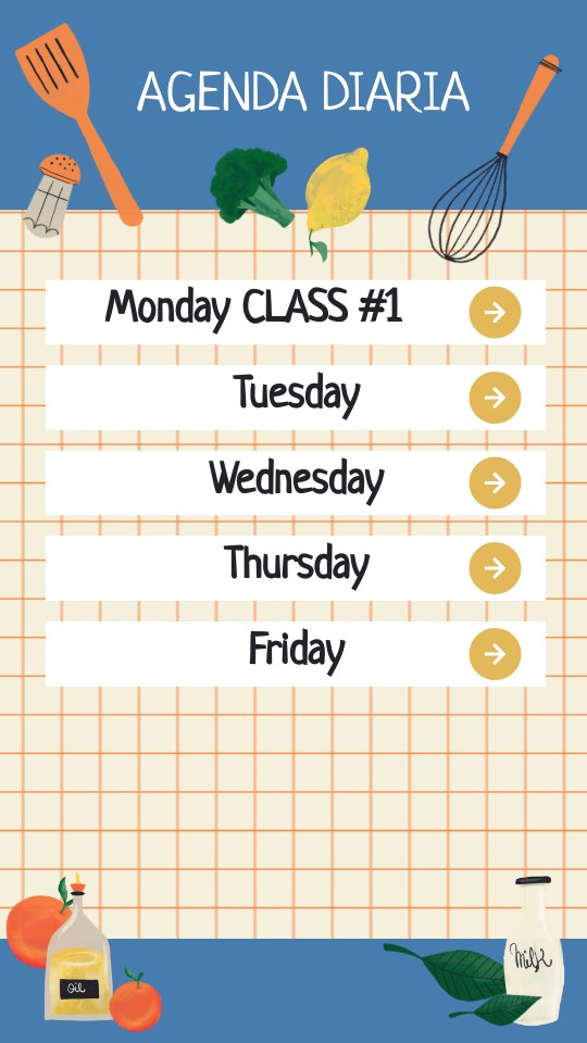 WEEKLY MENU MOBILE | Genially