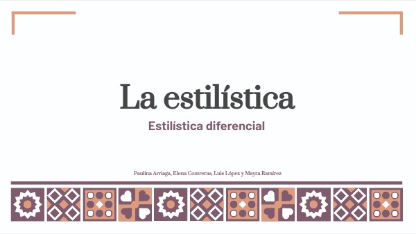 Estilística_TallerdeTraducción | Genially