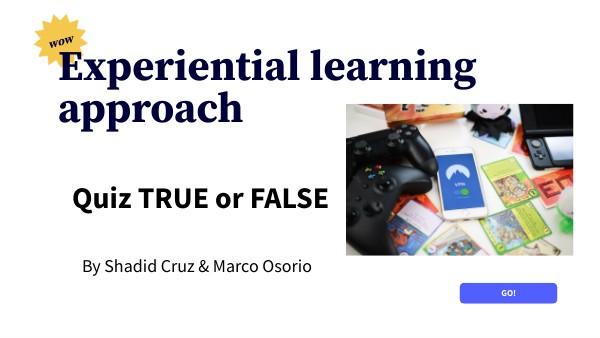 Experiential learning | Genially