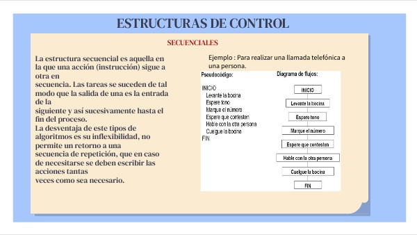estructuras de control