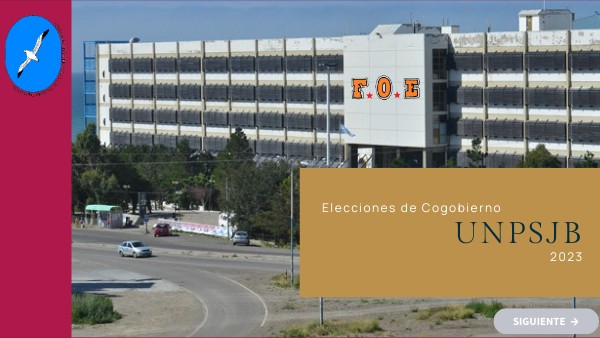 Elecciones UNPSJB 2023