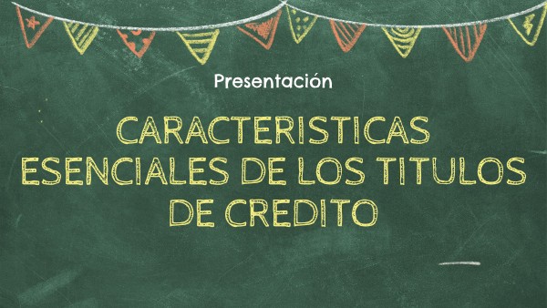 Caracteristicas esenciales de los titulos.... | Genially