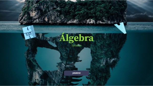 Syllabus Álgebra | Genially