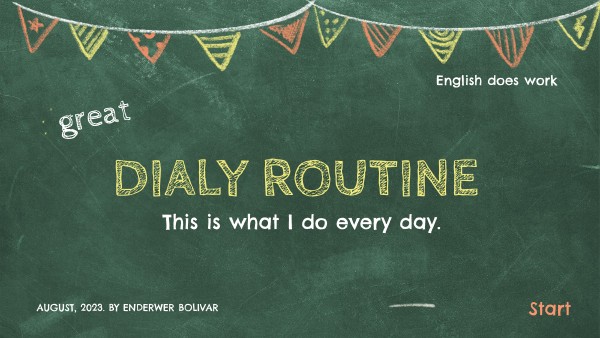 dialy rutine | Genially