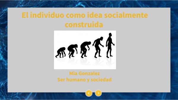 AA3-S2: El individuo como idea socialmente construida. Mia 39516 | Genially