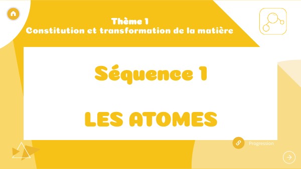 3e - Séquence 1 - Les atomes | Genially