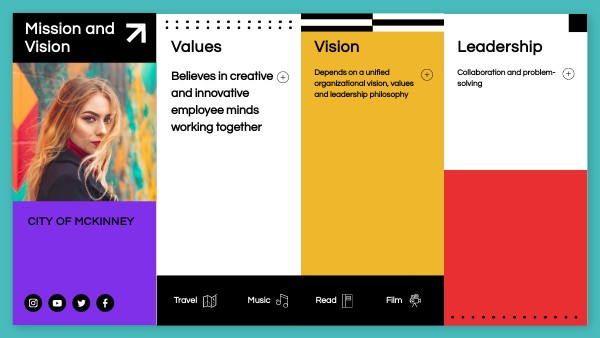 Mission and Vision test | Genially