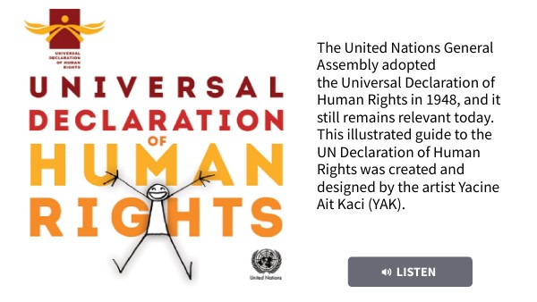 UN Declaration of Human Rights (Clicking Version)