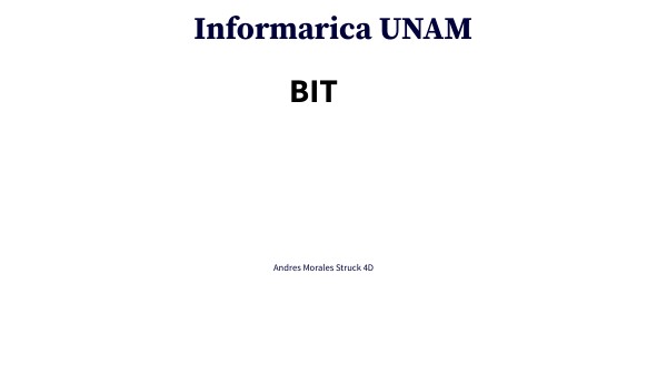 Presentación BIT