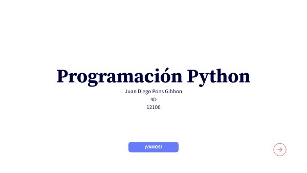 Presentacion de python | Genially