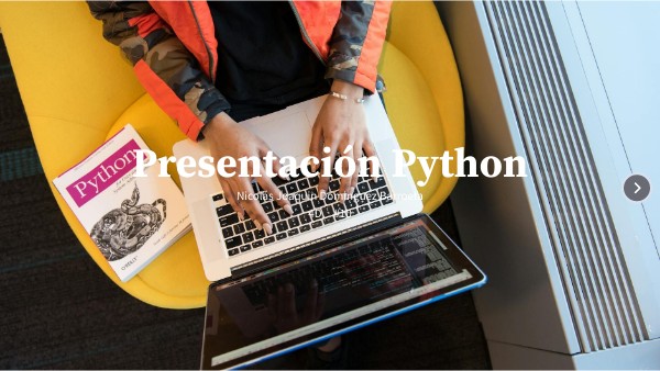 Presentación pyhton_Nicolas Dominguez | Genially