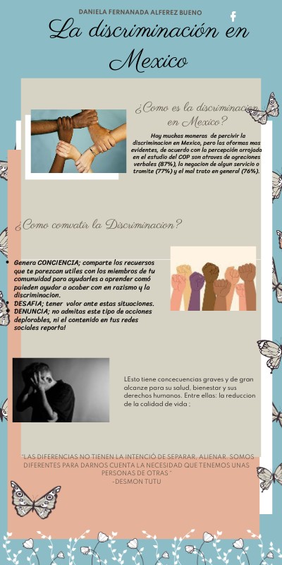 Infografia De La Discriminacion De Mexico