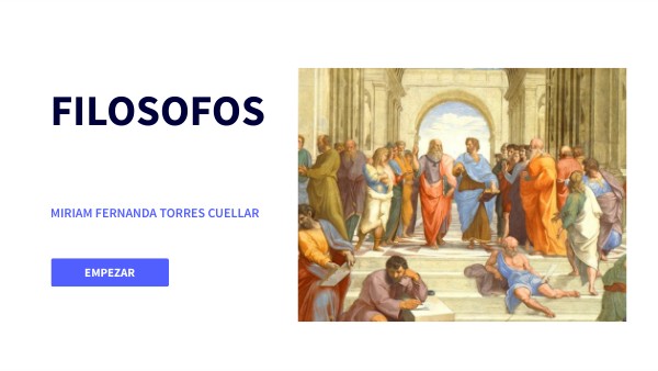 FILOSOFOS | Genially