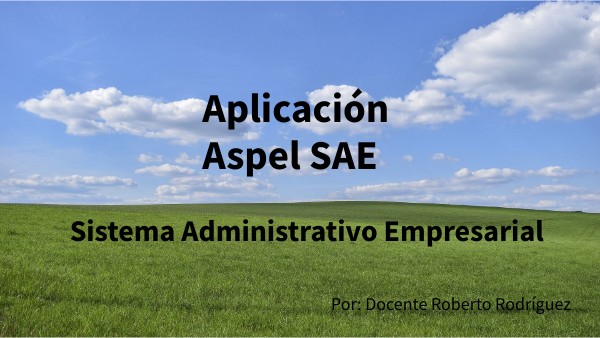Aplicación SAE | Genially