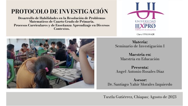 PRESENTACION PROTOCOLO DE INVESTIGACIÓN