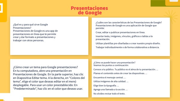 Presentaciones google