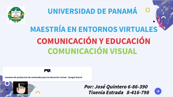COMUNICACIÓN Y EDUCACIÓN,COMUNICACIÓN VISUAL | Genially
