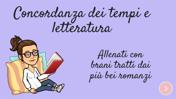 letteratura e concordanza dei tempi