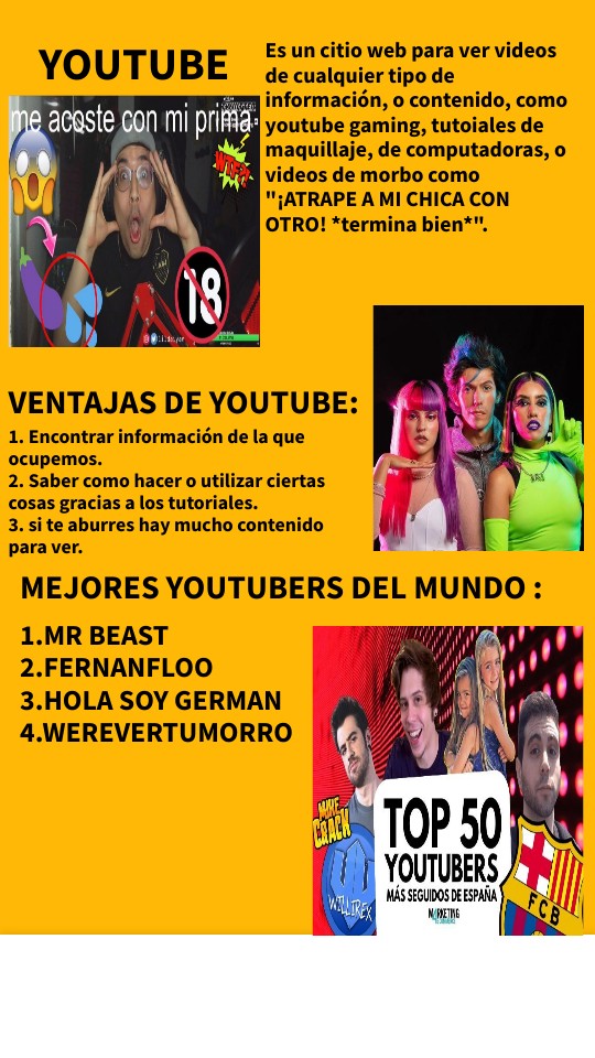 POST DE YOUTUBE