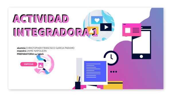 activa integradora 1 | Genially